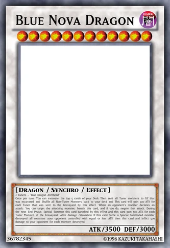 Blue Nova Dragon | Yu-Gi-Oh Fanon Wikia | Fandom