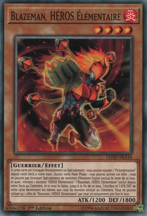 Blazeman, HÉROS Élémentaire | Wiki Yu-Gi-Oh! | Fandom