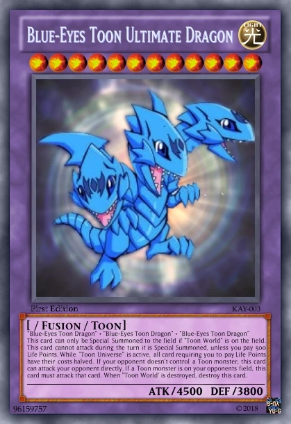 Blue-Eyes Toon Ultimate Dragon | Yu-Gi-Oh Revolution Fanon Wiki | Fandom