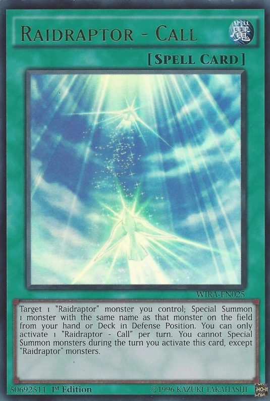 Raidraptor - Call | Yu-Gi-Oh! Wiki | Fandom