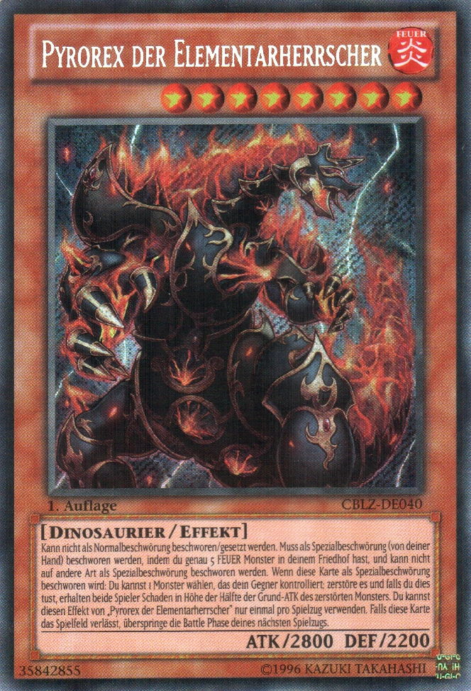 Card Gallery:Pyrorex the Elemental Lord | Yu-Gi-Oh! Wiki | Fandom