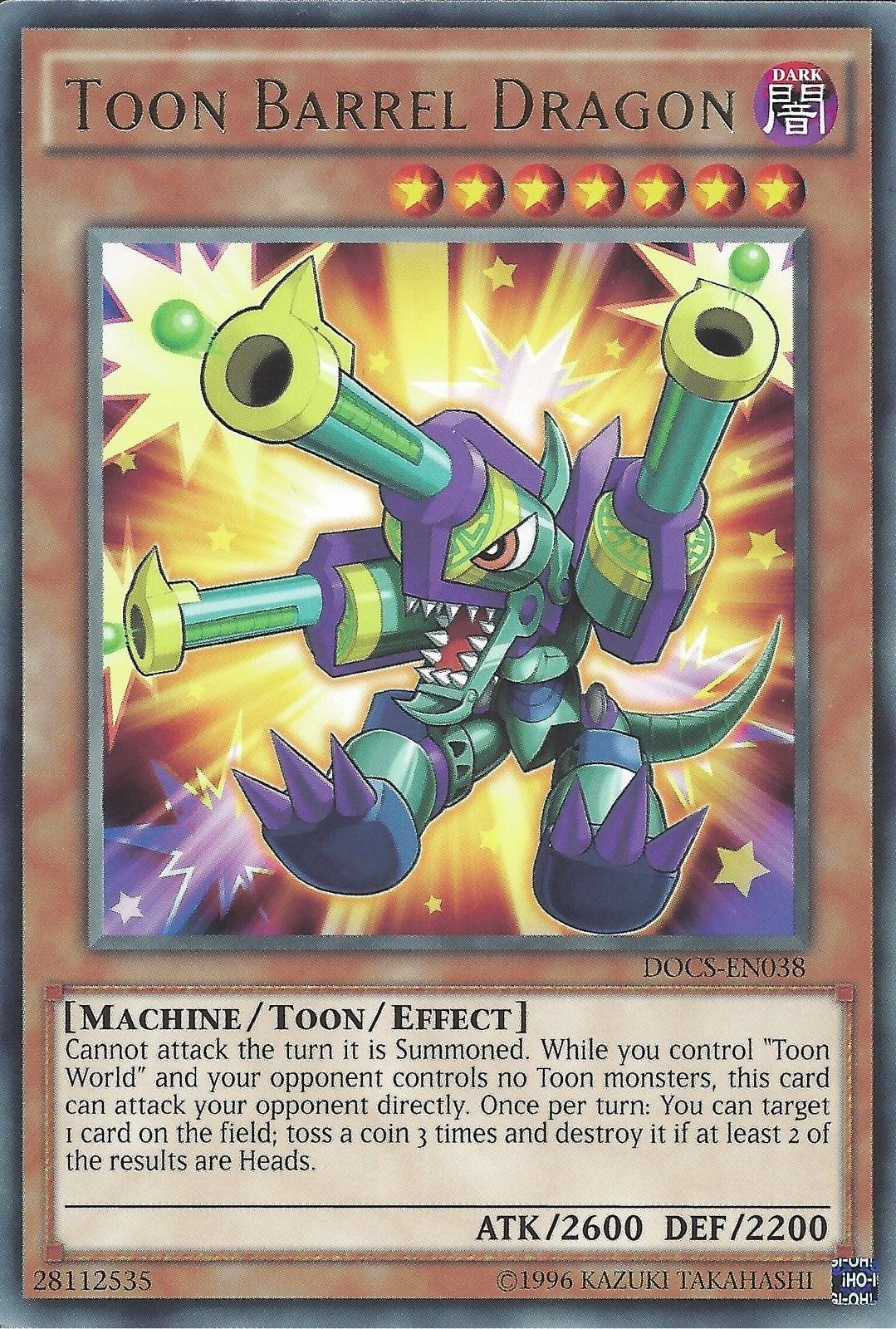 Card Gallery:Toon Barrel Dragon | Yu-Gi-Oh! | Fandom