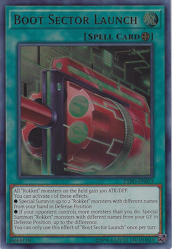 Card Gallery:Boot Sector Launch | Yu-Gi-Oh! Wiki | Fandom
