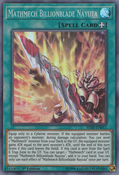 Mathmech Billionblade Nayuta | Yu-Gi-Oh! Wiki | Fandom