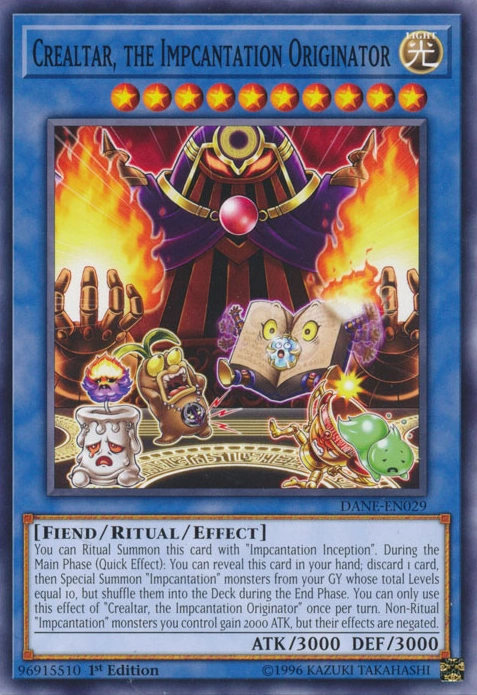 Crealtar, the Impcantation Originator | Yu-Gi-Oh! Wiki | Fandom