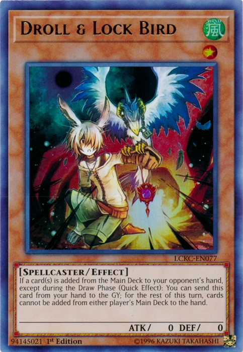 Droll & Lock Bird | Yu-Gi-Oh! | FANDOM powered by Wikia