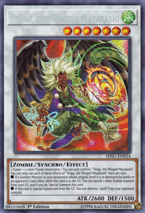 Tengu, the Winged Mayakashi | Yu-Gi-Oh! Wiki | Fandom