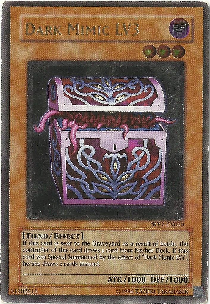 Card Gallery:Dark Mimic LV3 | Yu-Gi-Oh! | FANDOM powered by Wikia