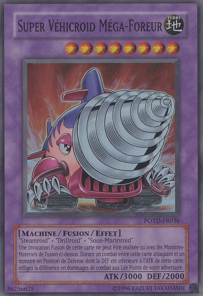 Card Gallery:Super Vehicroid Jumbo Drill | Yu-Gi-Oh! Wiki | Fandom