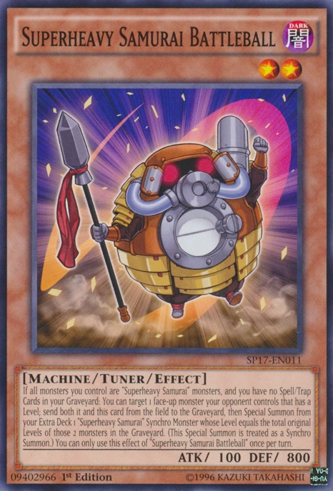 Superheavy Samurai Battleball | Yu-Gi-Oh! | Fandom