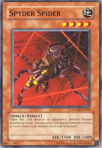 Spyder Spider | Yu-Gi-Oh! Wiki | Fandom