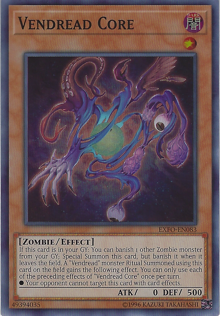 Card Gallery:Vendread Core | Yu-Gi-Oh! Wiki | Fandom