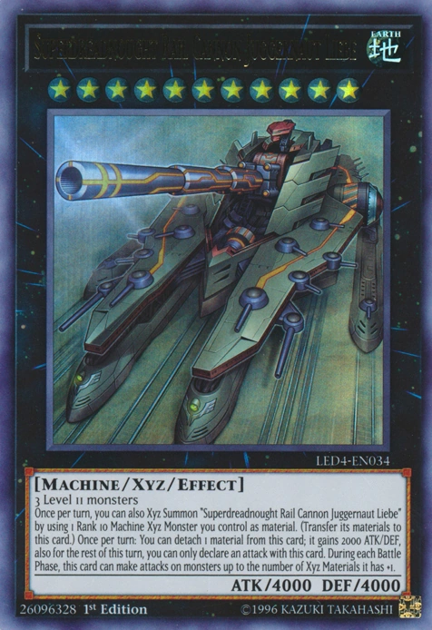 Superdreadnought Rail Cannon Juggernaut Liebe | Yu-Gi-Oh! | Fandom