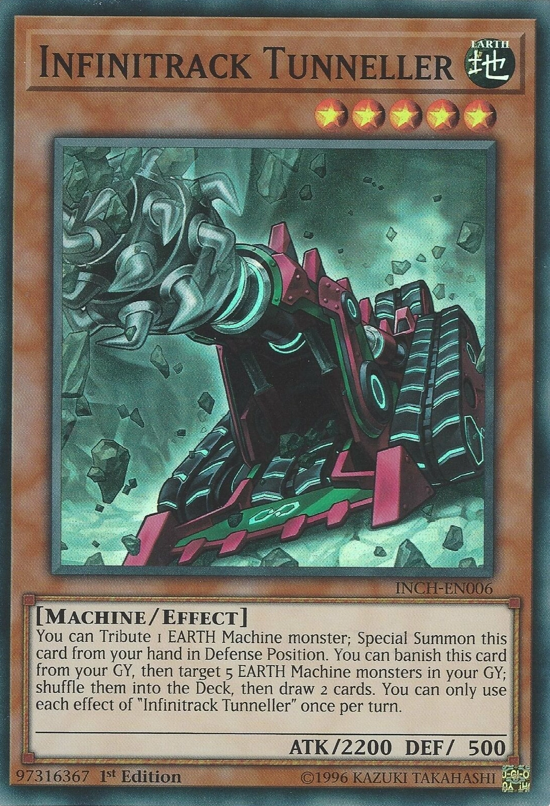 Infinitrack Tunneller | Yu-Gi-Oh! | Fandom