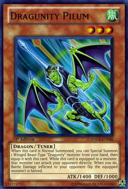 Dragunity Pilum | Yu-Gi-Oh! Wiki | Fandom