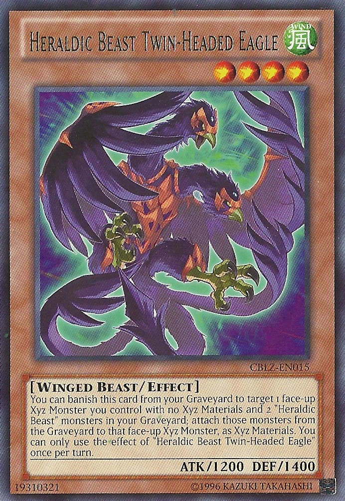 Card Gallery:Heraldic Beast Twin-Headed Eagle | Yu-Gi-Oh! Wiki | Fandom