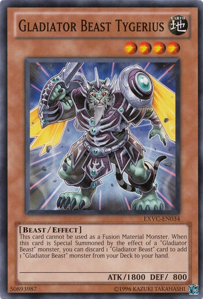 Gladiator Beast Tygerius | Yu-Gi-Oh! Wiki | Fandom