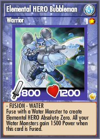 Elemental HERO Bubbleman (BAM) | Yu-Gi-Oh! Wiki | Fandom