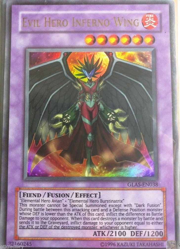 Card Galleryevil Hero Inferno Wing Yu Gi Oh Fandom Powered By Wikia