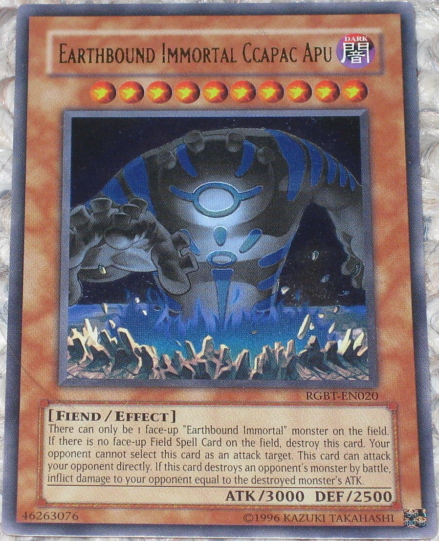 Card Gallery:Earthbound Immortal Ccapac Apu | Yu-Gi-Oh! | Fandom