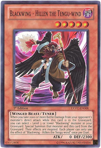 Blackwing - Hillen the Tengu-wind | Yu-Gi-Oh! Wiki | Fandom