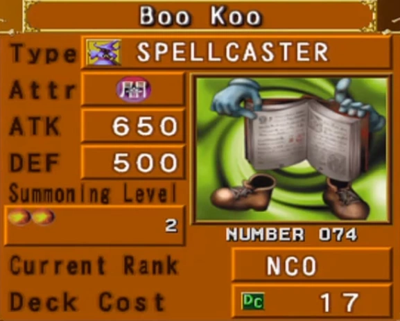 Boo Koo (DOR) | Yu-Gi-Oh! Wiki | Fandom