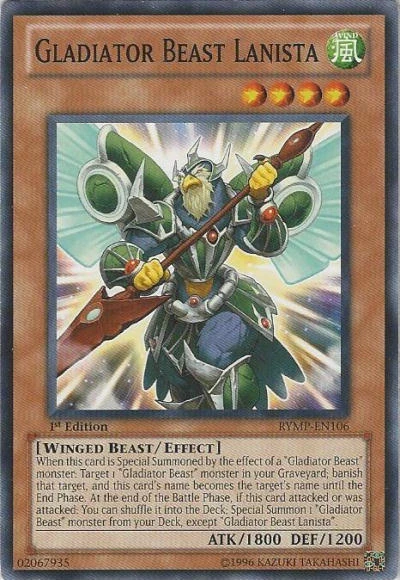 Gladiator Beast Lanista | Yu-Gi-Oh! Wiki | Fandom