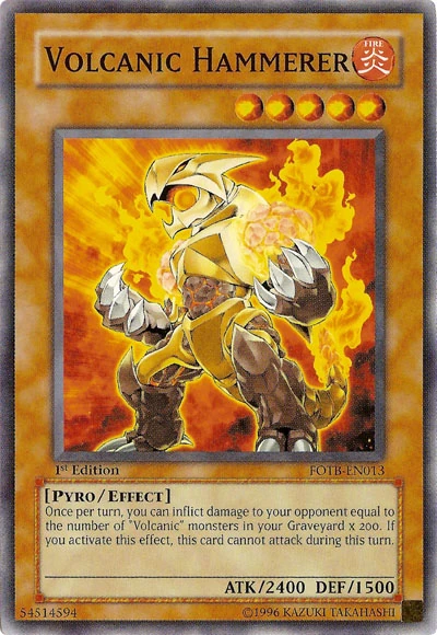 Volcanic Hammerer | Yu-Gi-Oh! | FANDOM powered by Wikia