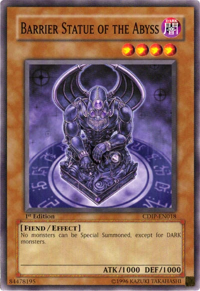 Barrier Statue of the Abyss | Yu-Gi-Oh! | FANDOM powered by Wikia