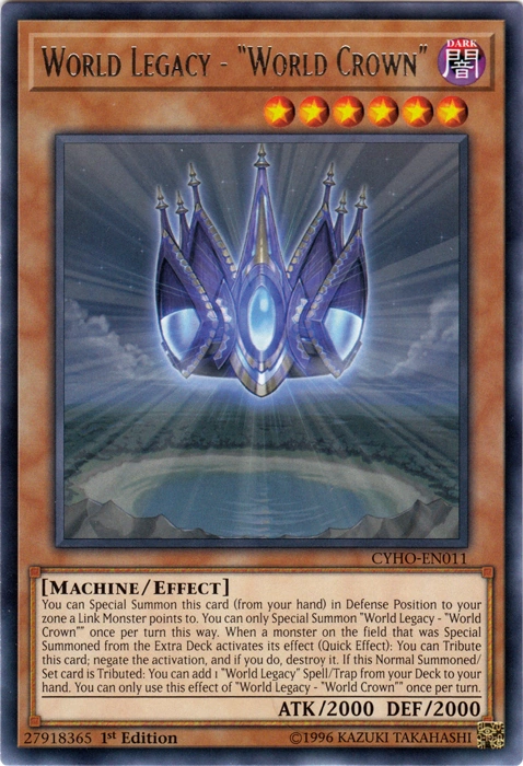 World Legacy - "World Crown" | Yu-Gi-Oh! Wiki | Fandom