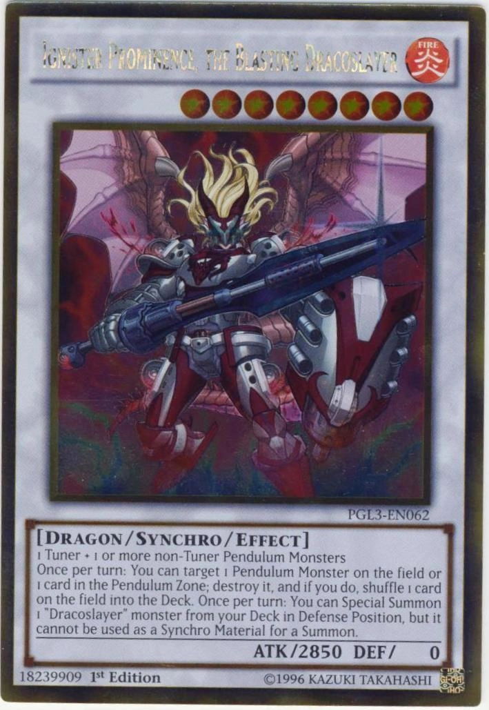 Ignister Prominence, the Blasting Dracoslayer | Yu-Gi-Oh! Wiki | Fandom