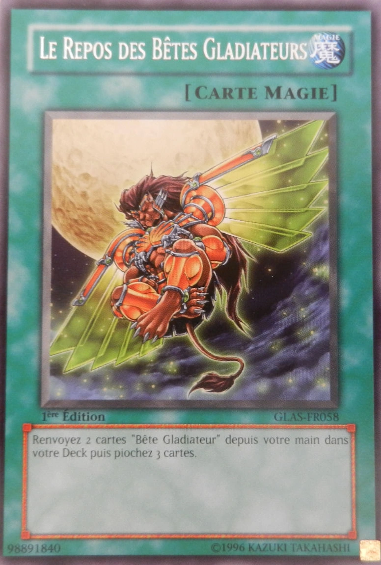 Card Gallery:Gladiator Beast's Respite | Yu-Gi-Oh! Wiki | Fandom