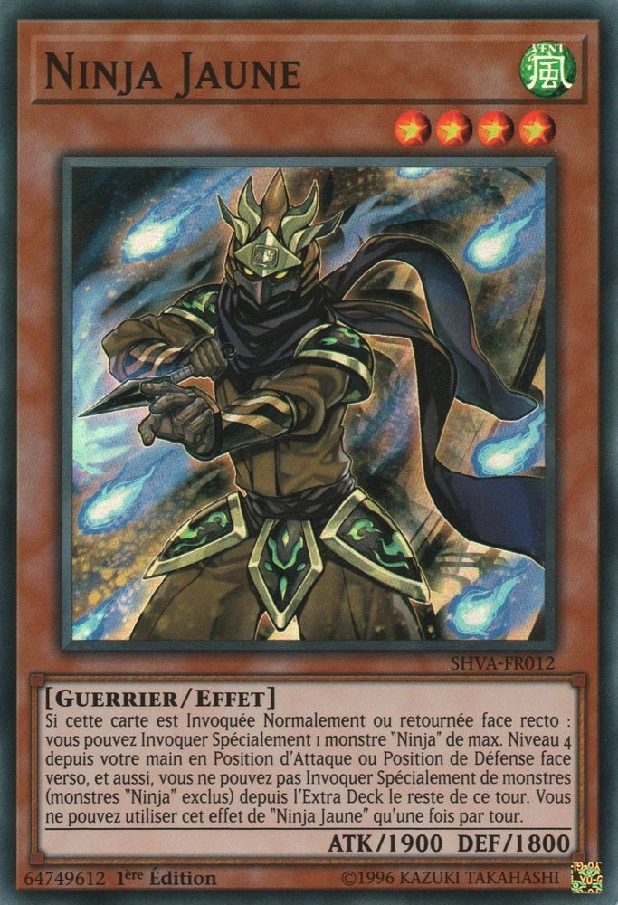 Card Gallery:Yellow Ninja | Yu-Gi-Oh! Wiki | Fandom