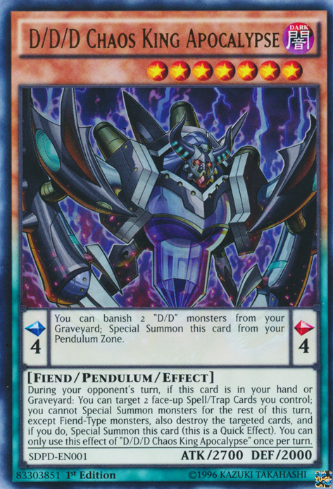 Ddd Chaos King Apocalypse Yu Gi Oh Wiki Fandom
