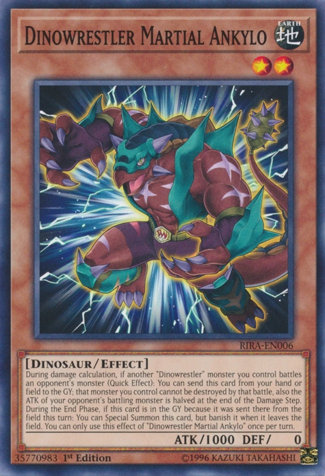Dinowrestler Martial Ankylo | Yu-Gi-Oh! Wiki | Fandom