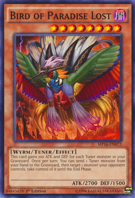 Bird of Paradise Lost | Yu-Gi-Oh! | FANDOM powered by Wikia