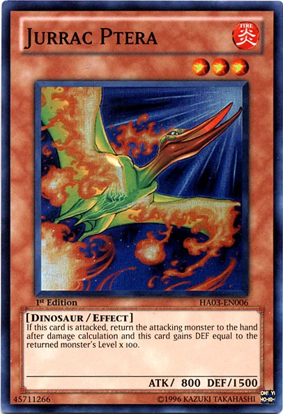 Jurrac Ptera | Yu-Gi-Oh! Wiki | Fandom