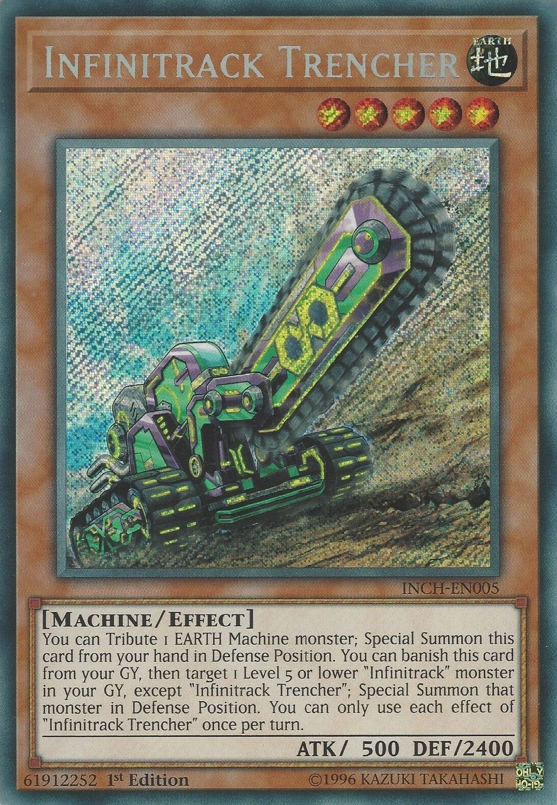 Infinitrack Trencher | Yu-Gi-Oh! Wiki | Fandom