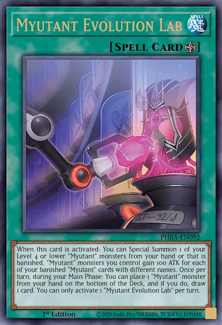 Myutant Evolution Lab | Yu-Gi-Oh! Wiki | Fandom
