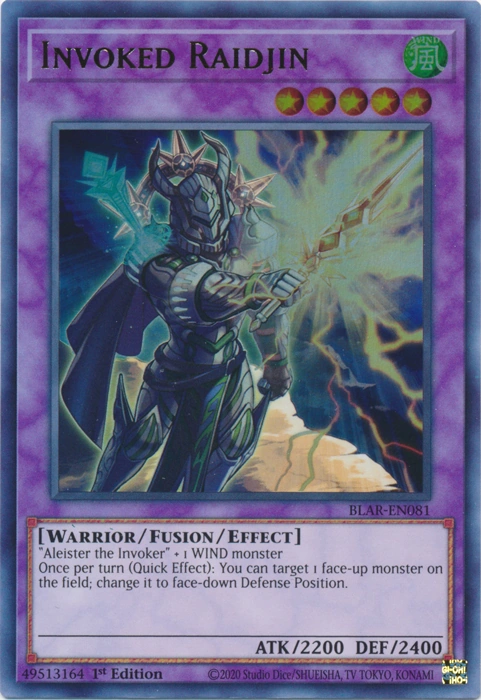 Invoked Raidjin | Yu-Gi-Oh! Wiki | Fandom