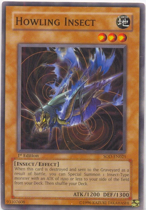 Card Errata:Howling Insect | Yu-Gi-Oh! Wiki | Fandom