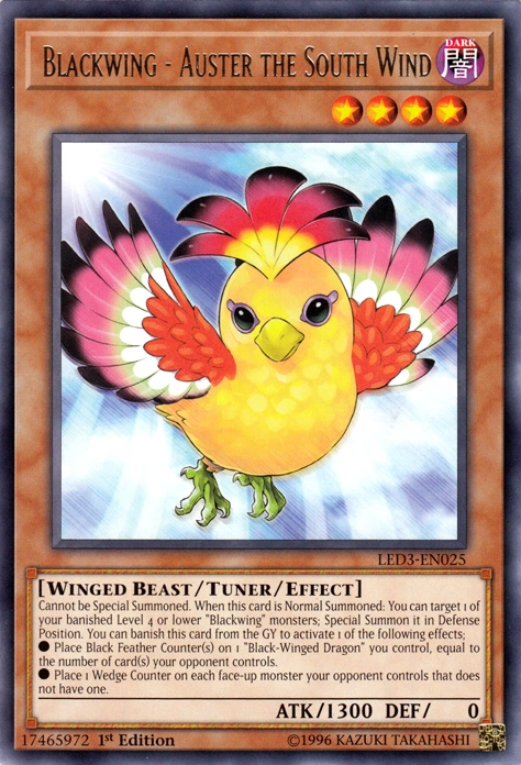 Blackwing - Auster the South Wind | Yu-Gi-Oh! Wiki | Fandom