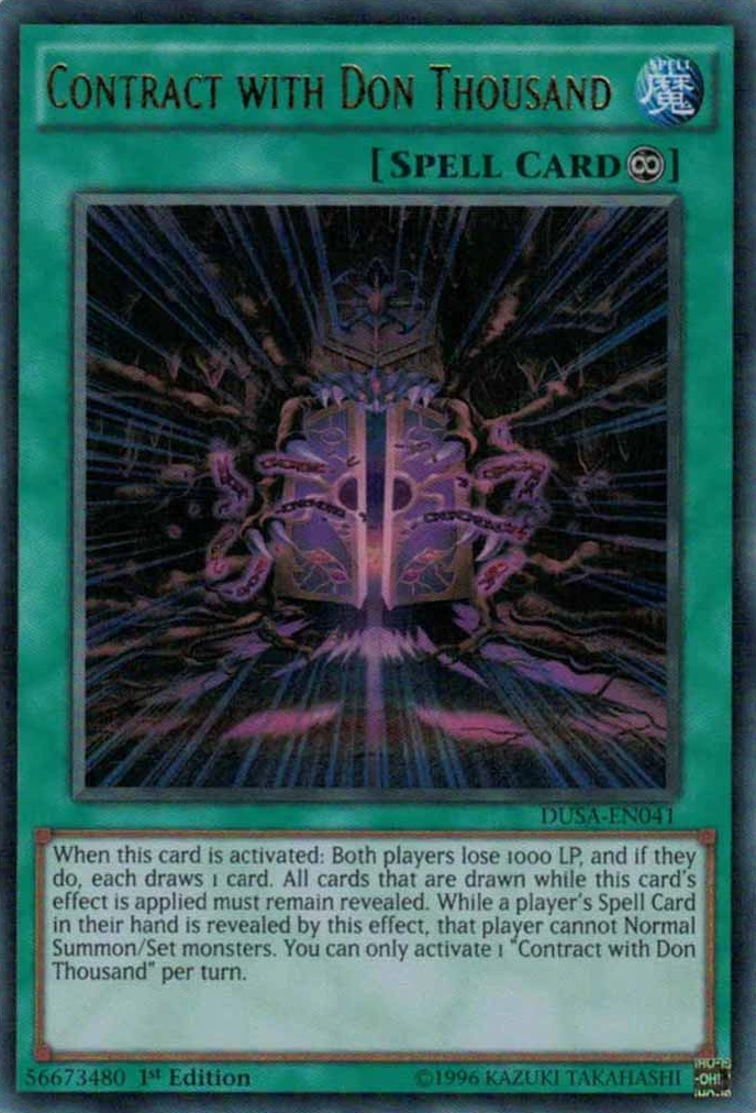 Contract with Don Thousand | Yu-Gi-Oh! Wiki | Fandom