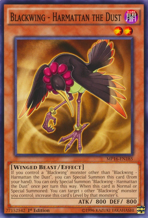 Blackwing - Harmattan the Dust | Yu-Gi-Oh! Wiki | Fandom