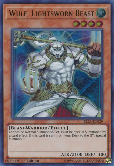 Wulf, Lightsworn Beast | Yu-Gi-Oh! | FANDOM powered by Wikia