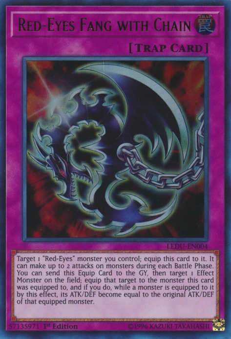 Red-Eyes Fang with Chain | Yu-Gi-Oh! Wiki | Fandom