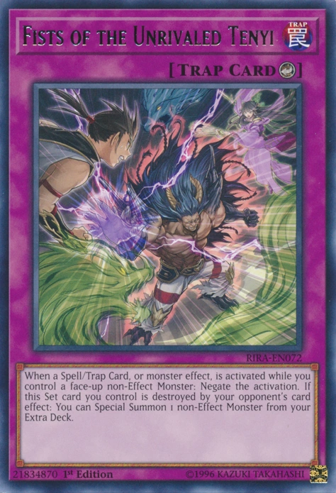 Fists of the Unrivaled Tenyi | Yu-Gi-Oh! Wiki | Fandom