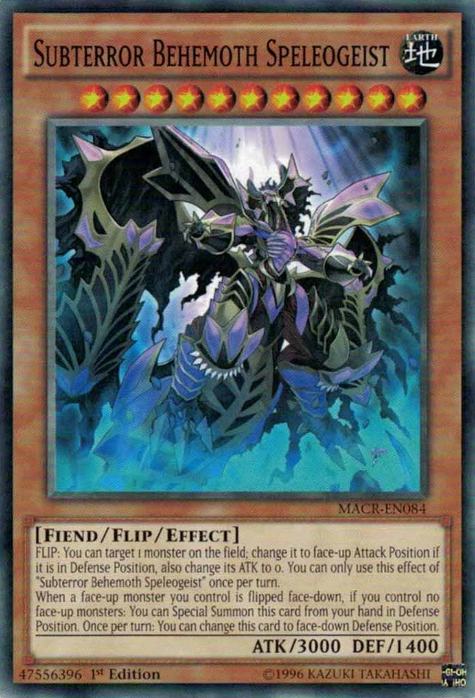 Subterror Behemoth Speleogeist | Yu-Gi-Oh! Wiki | Fandom