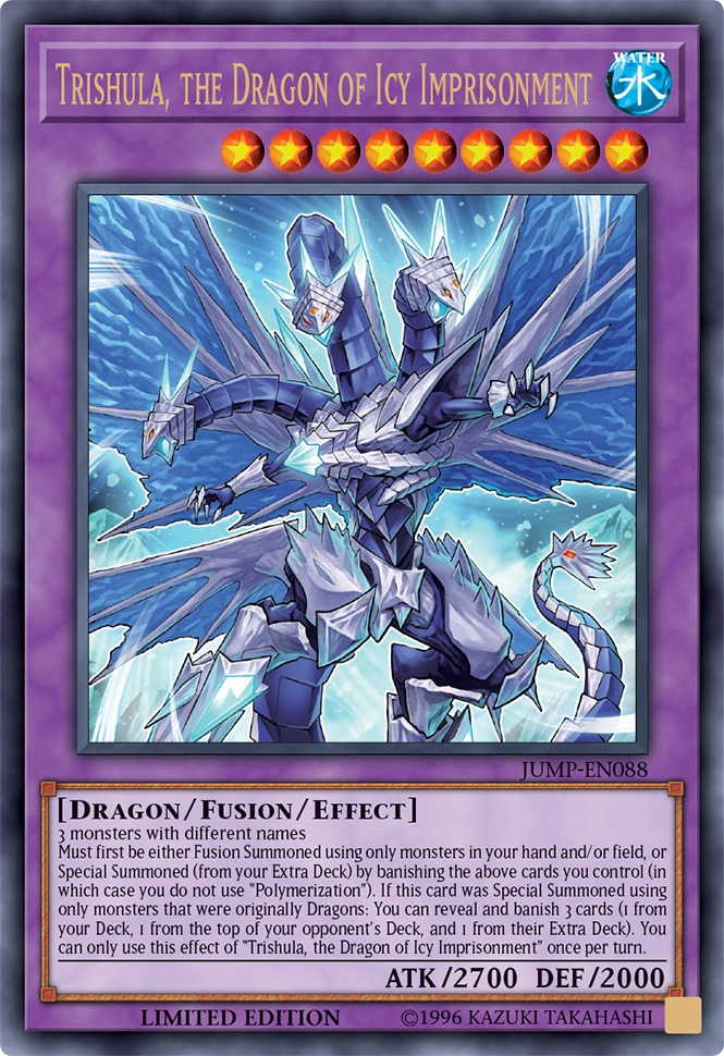 Trishula, the Dragon of Icy Imprisonment | Yu-Gi-Oh! | FANDOM powered ...