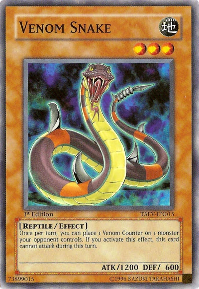 Venom Snake | Yu-Gi-Oh! | Fandom